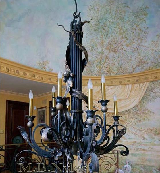 Forged chandeliers - Artistic Blacksmith - The highest quality in the ...